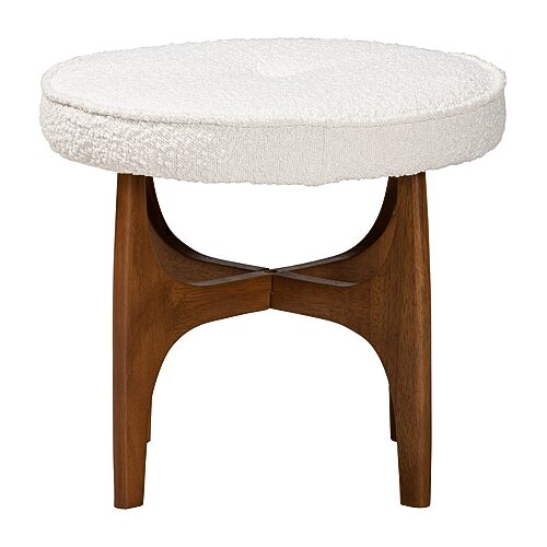 Click here for Theo Footstool  One Size  White prices