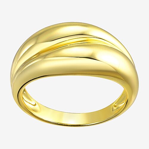 Click here for Silver Addiction Womens 23.MM 14K Gold Over Silver... prices