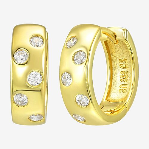 Click here for Silver Addiction Womens White Cubic Zirconia 14K G... prices