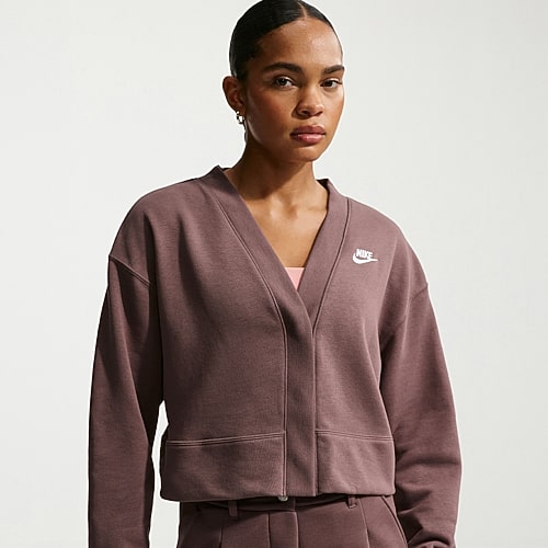 Click here for Nike Sportswear Womens Club Fleece Loose Cardigan... prices