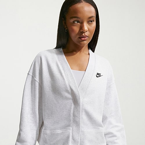 Click here for Nike Womens Y Neck Long Sleeve Cardigan  Medium  G... prices