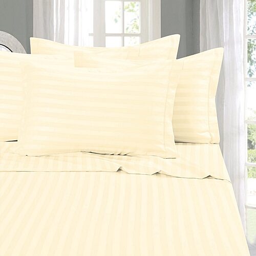 Click here for Elegant Comfort 6-Piece Dobby Stripe Wrinkle Free... prices