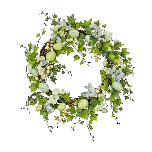 Click here for National Tree Co. 22 Ivy And Eggs Wreath  One Size... prices