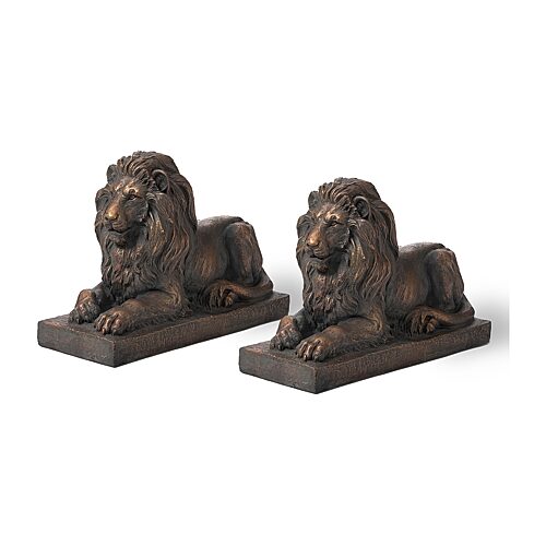 Click here for Glitzhome 2-pc. 21.5 MGO Lion Statue Figurine  One... prices