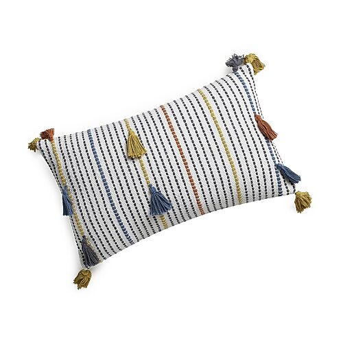 Click here for Blue Loom Marlowe Rectangular Throw Pillow  One Si... prices