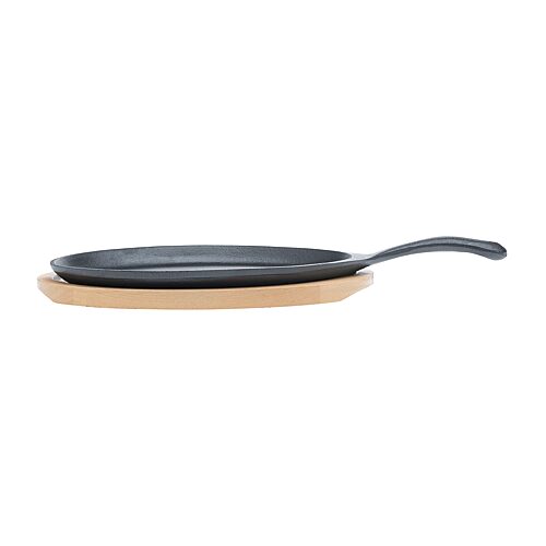 Click here for Basic Essentials 2 Piece Cast Iron Oval Fajita Pla... prices