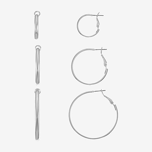 Click here for Liz Claiborne Hoop Womens Surgical Steel Hypoaller... prices