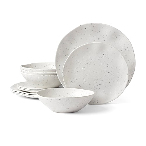 Click here for Oneida Terrazzo 12-pc. Melamine Dinnerware Set  On... prices