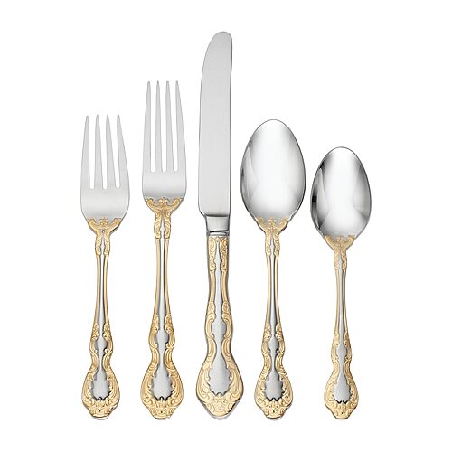 Click here for Oneida Golden Mandolina 45-Pc. Flatware Set  Servi... prices