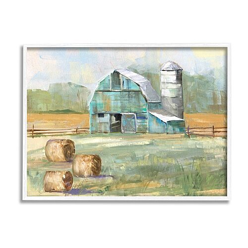 Click here for Stupell Industries Contemporary Blue Farm Barn Fra... prices