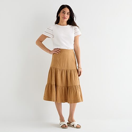 Click here for St. Johns Bay Womens Tall Midi A-Line Skirt  Mediu... prices