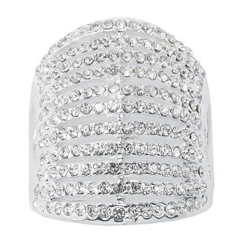 Click here for Sparkle Allure Womens Crystal Pure Silver Over Bra... prices