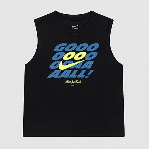 Click here for Nike Boys 4-7 Sleeveless Tank Top - Black prices