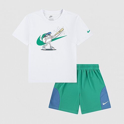 Click here for Nike Boys 4-7X Graphic Baseball T-Shirt and Mesh S... prices