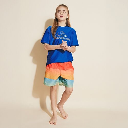 Click here for Quiksilver Big Kid Boys Swim Shirt  Small (8)  Blu... prices