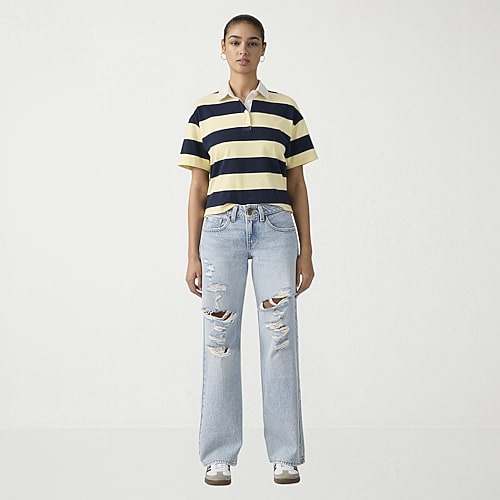 Click here for Levis Womens Super-Low Double-Button Relaxed-Fit D... prices