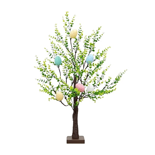 Click here for Nearly Natural 2ft Easter Egg Twig With Greens Ind... prices