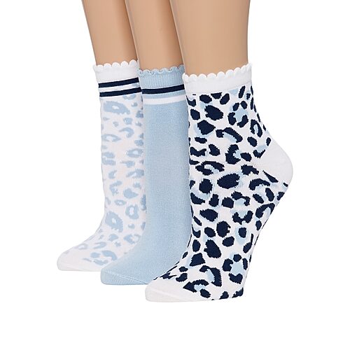 Click here for Mixit Womens Multi-Pack 3 Pair Quarter Ankle Socks... prices