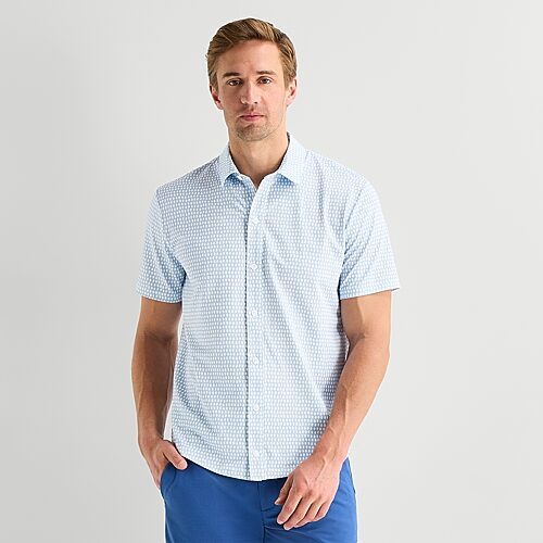Click here for St. Johns Bay Performance Knit Mens Short Sleeve C... prices