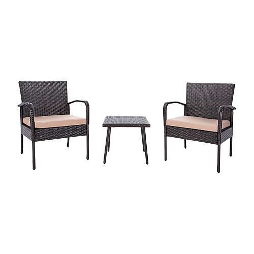 Click here for Moore 3PC Lounge Set - Brown/beige prices