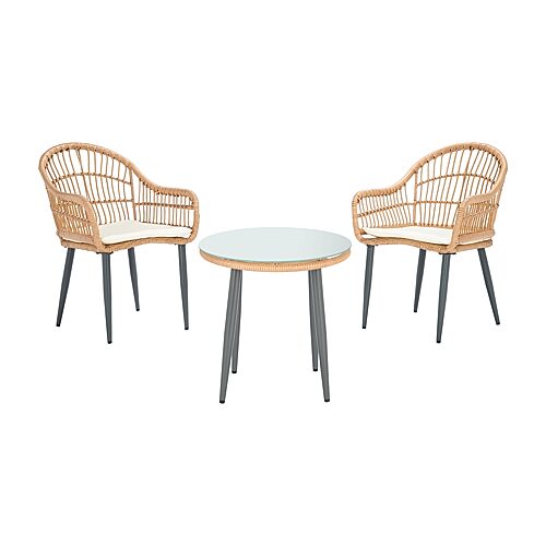 Click here for Safavieh Berlen 3-Piece Outdoor Lounger Set prices