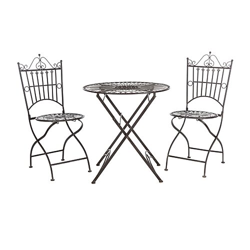 Click here for Belen Bistro Set - Black rust prices