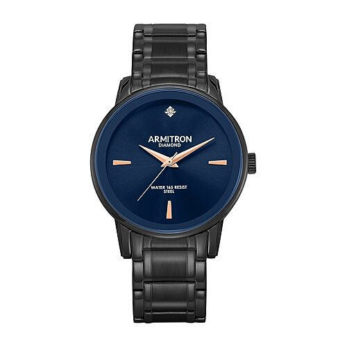 Click here for Armitron Mens Diamond Accent Gray Stainless Steel... prices