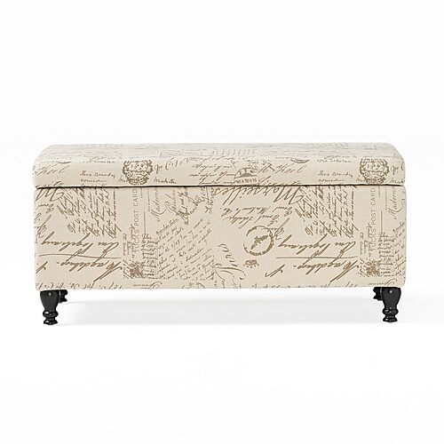 Click here for Parisian Storage Ottoman  One Size  Beige prices