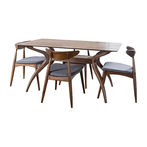 Click here for Barron 5-pc. Rectangular Dining Set  One Size  Bla... prices