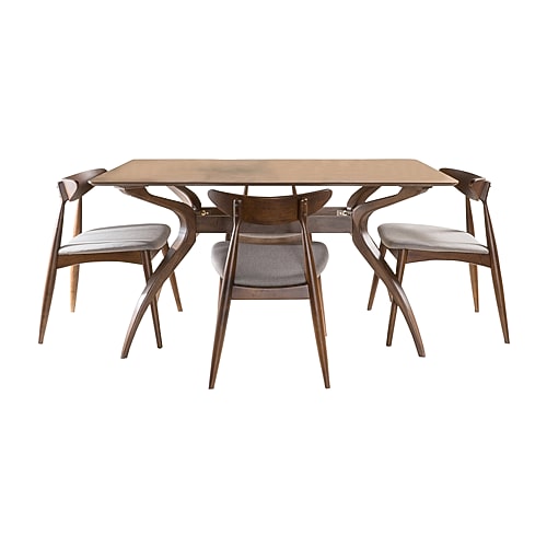 Click here for Barron 5-pc. Rectangular Dining Set  One Size  Gra... prices