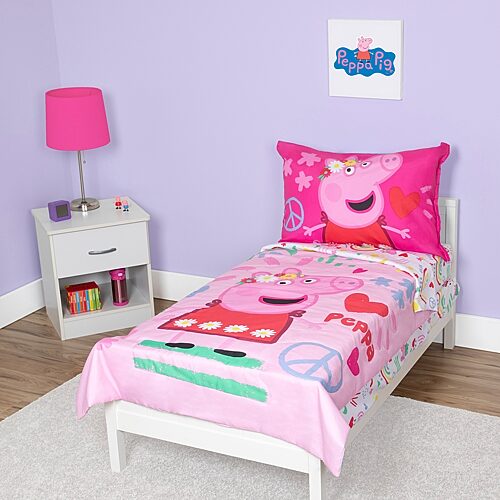 Click here for Nojo Peppa Pig 4-pc. Peppa Pig Toddler Bedding Set... prices
