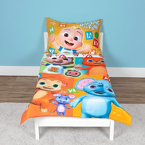Click here for Nojo Cocomelon 4-pc. Cocomelon Toddler Bedding Set... prices