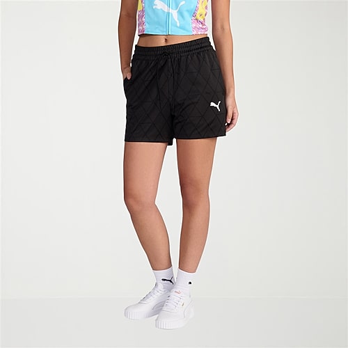 Click here for PUMA Womens 4 High Rise Adjustable Waist Drawstrin... prices