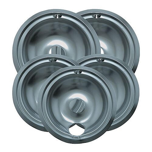 Click here for Range Kleen 5-pk Drip Bowl  One Size  Silver prices