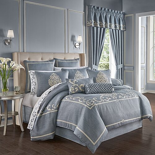 Click here for J Queen New York Aurora 4-Pc. Comforter Set  King... prices