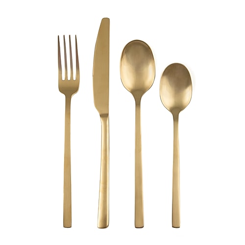 Click here for Cambridge Silversmiths Beacon Gold Satin 16-Piece... prices