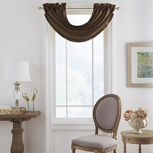 Click here for Threadmade Versailles Solid Window Valance - 52x36 prices