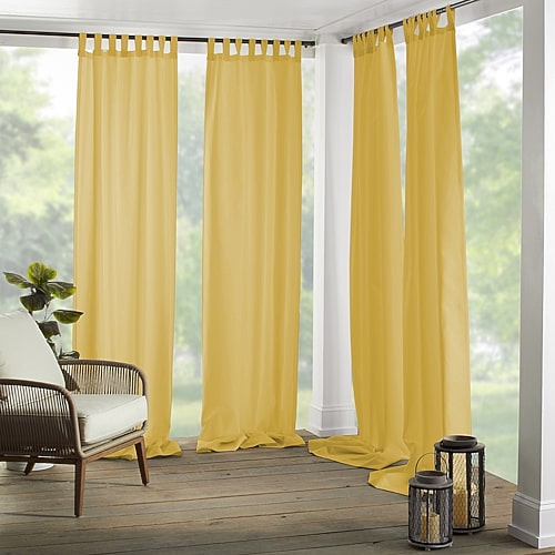 Click here for Elrene Home Fashions Matine Solid Tab Top Indoor/O... prices