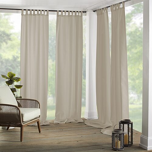 Click here for Elrene Home Fashions Matine Solid Tab Top Indoor/O... prices