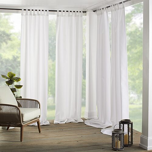 Click here for Elrene Home Fashions Matine Solid Tab Top Indoor/O... prices