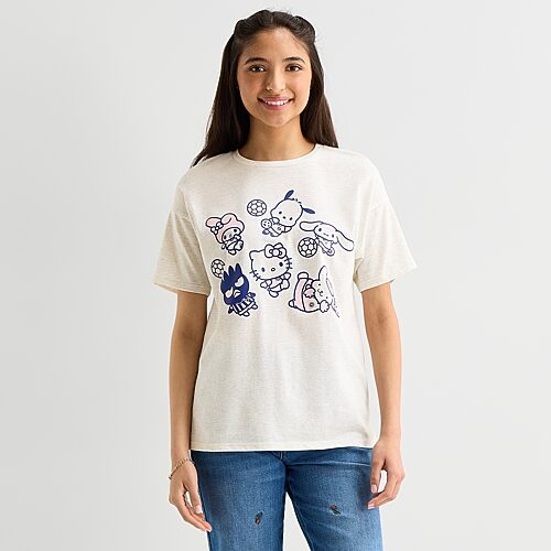 Click here for Hello Kitty And Friends Soccer Boyfriend Tee Women... prices