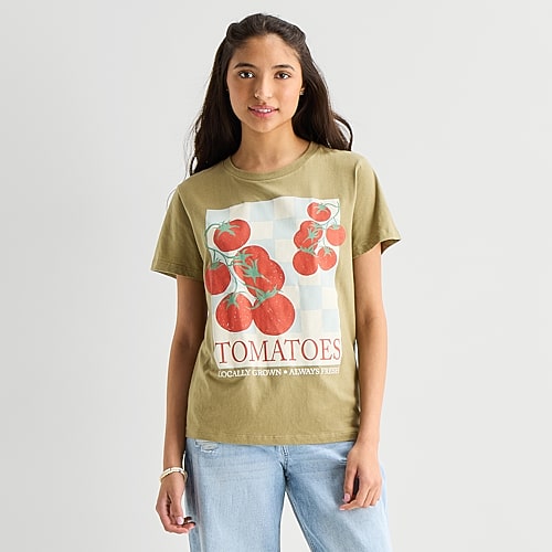 Click here for Grayson Threads  The Label Tomato Boyfriend Tee Wo... prices