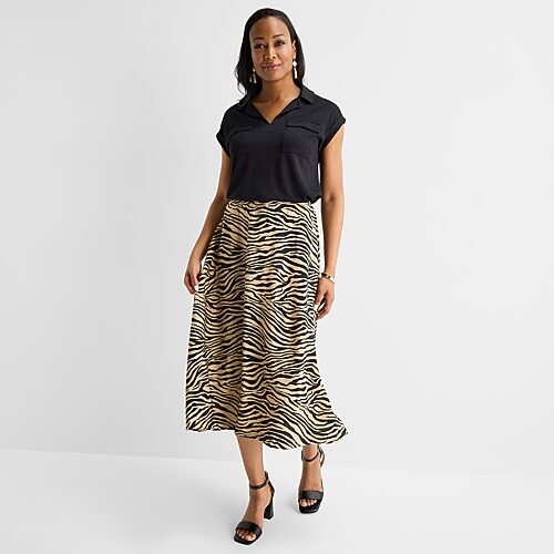 Click here for Liz Claiborne Womens Midi A-Line Skirt  Xx-large... prices