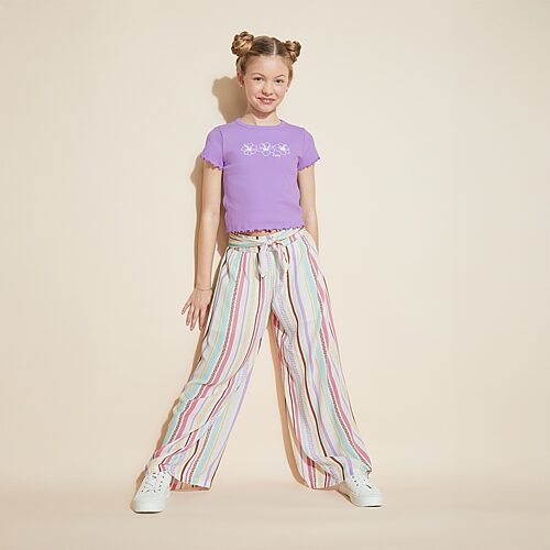Click here for Roxy Big Kid Girls Wide Leg Regular Fit Pull-On Pa... prices