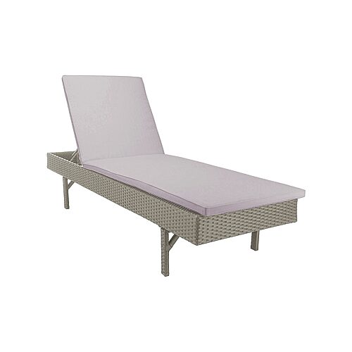 Click here for Augusta Home Cam Sunlounger - Grey prices