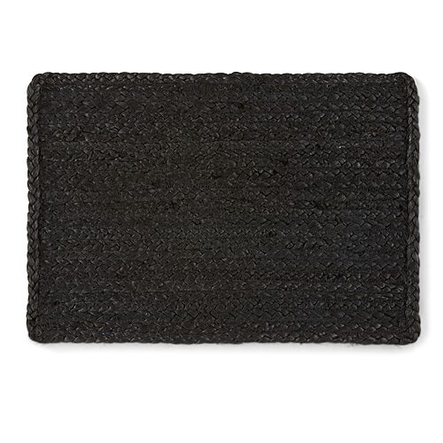 Click here for Homewear Monroe Black Jute Placemat  One Size  Bla... prices