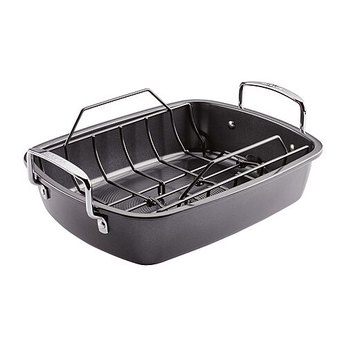 Click here for Circulon 17X13 Roaster with Rack  One Size  Gray prices