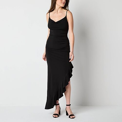 Click here for Emerald Sundae Womens Juniors Midi Draped Neck Sle... prices