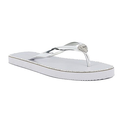 Click here for Juicy Couture Womens Bling Heart Flip-Flops  7  Gr... prices