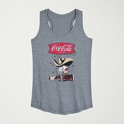 Click here for Coca Cola Cowboy Womens Scoop Neck Sleeveless Tank... prices